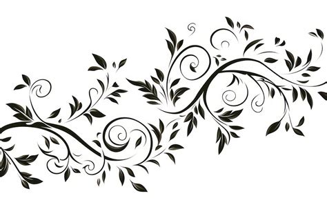 Vine Pattern White White Background Free Photo Illustration Rawpixel