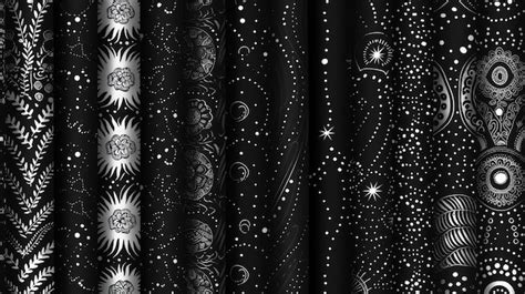 Premium Photo A Seamless Pattern With A Celestial Theme The Pattern