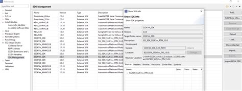 solved sdk {attached sdk version} is not found in workspace nxp