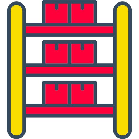 Racking System Generic Color Lineal Color Icon
