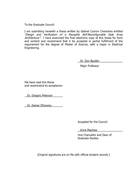 Design And Verification Of A Reusable Self Reconfigurable Gate Array Architecture Ece 551
