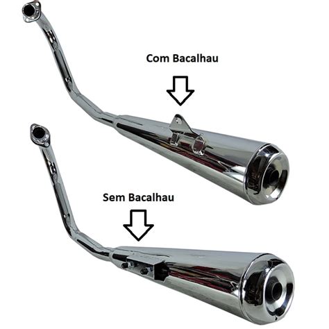 Escapamento Fortuna Xls 125 Modelo Original Conheça a emoção das