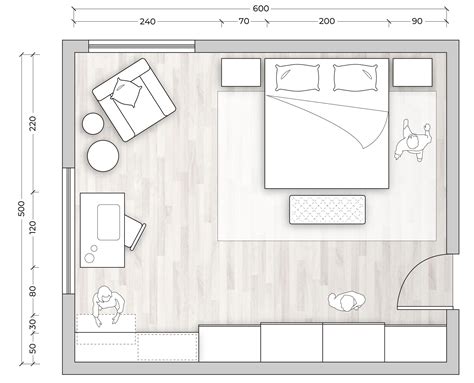 Two Room Plan Drawing 53 Photo