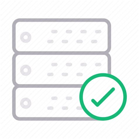 Check Database Hosting Server Storage Icon Download On Iconfinder