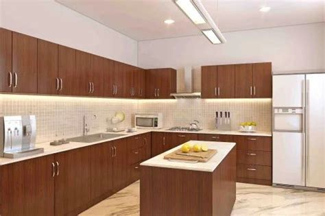 Modern Wooden Island Teak Wood Modular Kitchen At ₹ 750sq Ft In