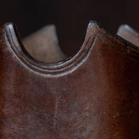 Victorian Leather Cigar Case With Striker Bentleys London