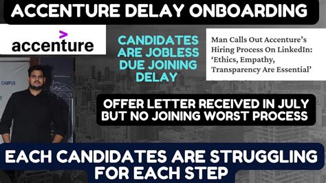 Accenture Onboarding Delay Accenture Onboarding Processrejection