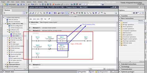Using Clock Memory Bits In Tia Portal Siemens Plc
