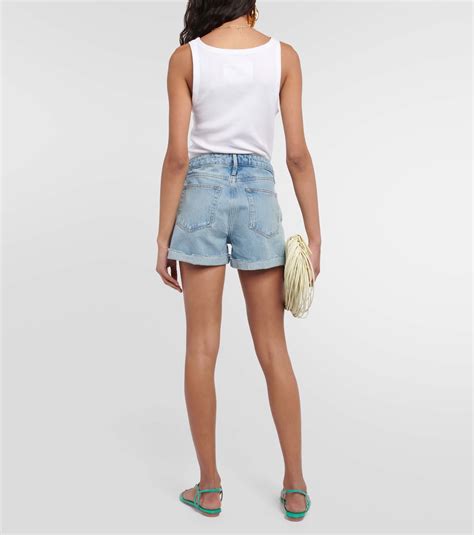 Le Grand Garcon Denim Shorts In Blue Frame Mytheresa