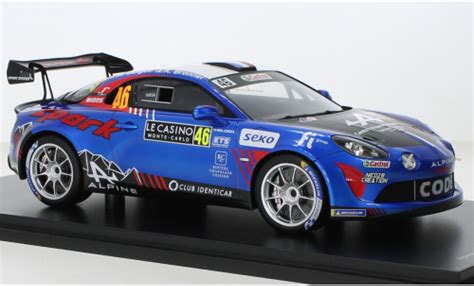 Miniature Alpine A110 1 43 Spark Rally RGT No 46 Rallye WM Rallye Monte