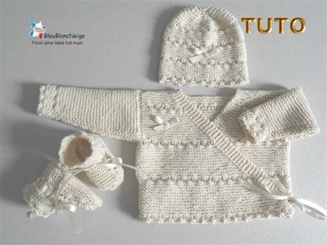 Fiche tricot bebe tuto bb modèle layette à tricoter pdf