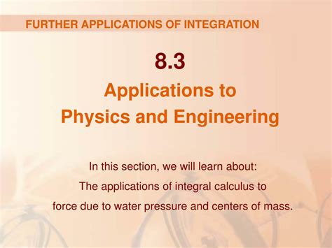 PPT FURTHER APPLICATIONS OF INTEGRATION PowerPoint Presentation Free Download ID