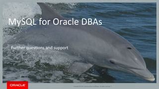 MySQL For Oracle DBAs PPT