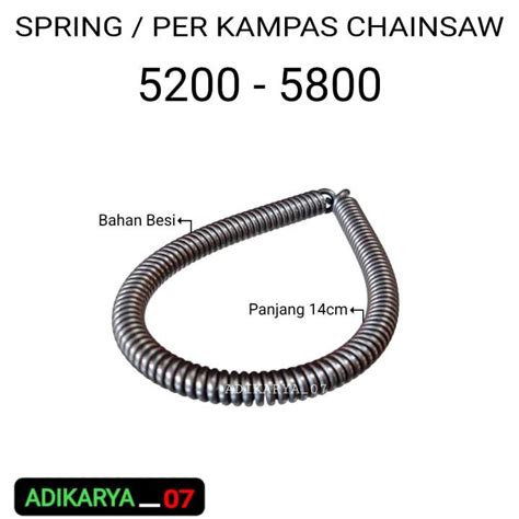 Per Kampas Chainsaw Spring Clutch Shoes Kain Klos Kopling Mesin