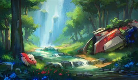 Environment Art On Behance