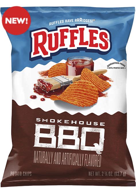 Ruffles® Smokehouse Bbq Flavored Potato Chips Ruffles