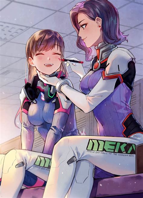 Overwatch Dva And Dmon By 0910popo Overwatch Overwatch Wallpapers