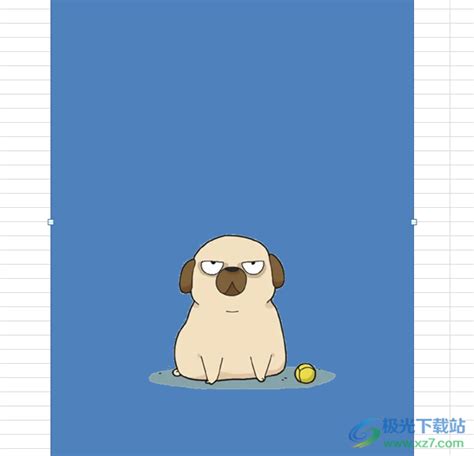 excel表格怎么替换图片背景颜色 excel给纯色图片背景替换颜色的方法 极光下载站