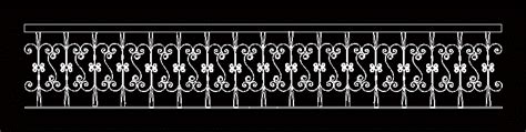 Metal Railing In AutoCAD CAD Library