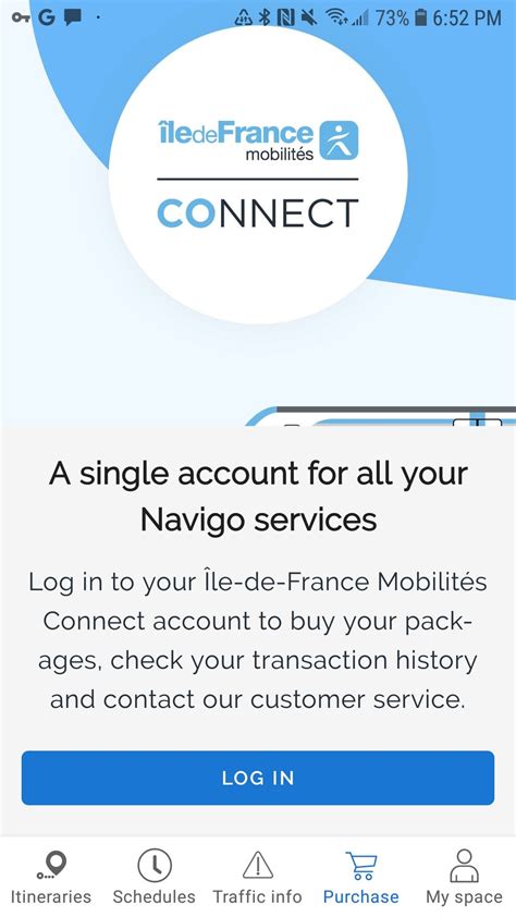 Android Navigo App Log In Paris By Train