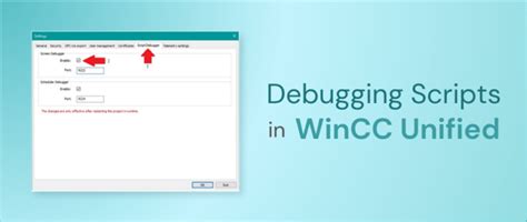 Debugging Scripts In Wincc Unified Dmc Inc