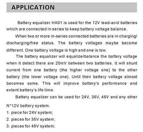 Battery Equalizer 48v Battery Voltage Balancer For 4×12v Or 8×12v Or