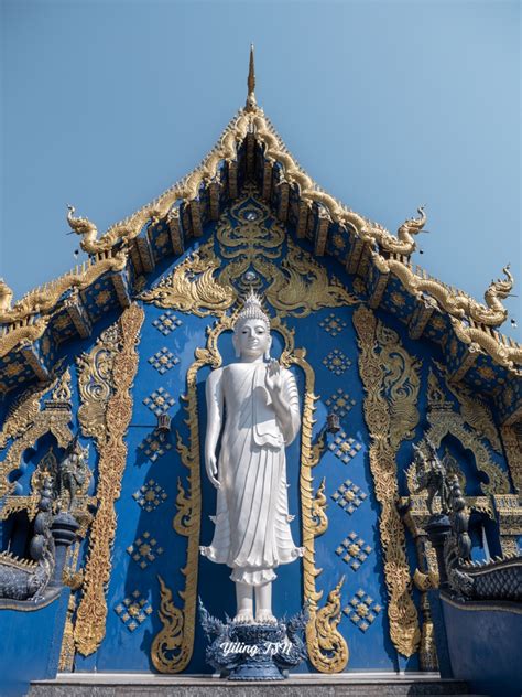 泰國清萊景點｜舞虎寺清萊藍廟：迷幻絢爛卻莊靜祥和，讓人讚嘆的佛教藝術 蔡小妞依玲