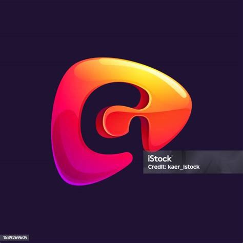 이니셜 문자 G 로고는 삼각형 구 모양에서 잘라냅니다 여러 가지 빛깔의 금속 화살표 아이콘 템플릿입니다 추상 벡터 디자인 요소입니다 알파벳 G에 대한 스톡 벡터 아트 및