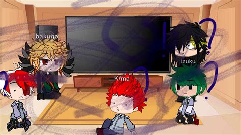 Bnha Reagindo A Animes No Topo Youtube
