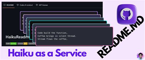 GitHub Chinmay Hub Haiku Readme Generate Tech Themed Haiku SVGs For Your GitHub README With