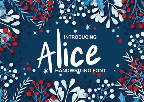 Alice Font By Patrick Design · Creative Fabrica