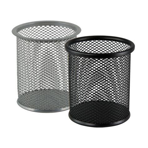 Купить Підставка для ручок металева сітка кругла Buromax оптом Канцелярия Успеха