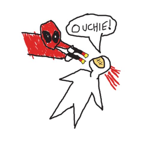 Ouchie Deadpool T Shirt Teepublic