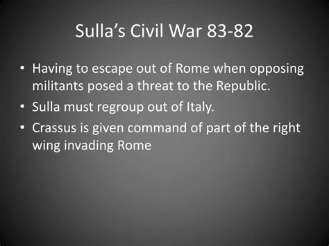 Ppt Marcus Licinius Crassus The Richest Man In Rome Powerpoint