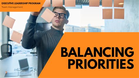 Leadership Center Balancing Priorities