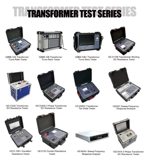 Transformer Testing Equipment List Knowledge