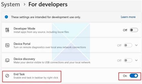 How To Add End Task To Taskbar Right Click Menu In Windows