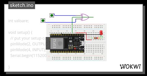 Butonul Cu Led Wokwi Esp32 Stm32 Arduino Simulator