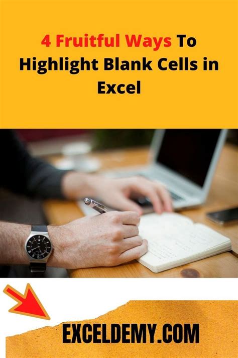 highlight blank cells in excel 4 fruitful ways excel for beginners