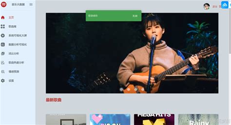 基于大数据的音乐网站数据分析与可视化推荐系统 Csdn博客