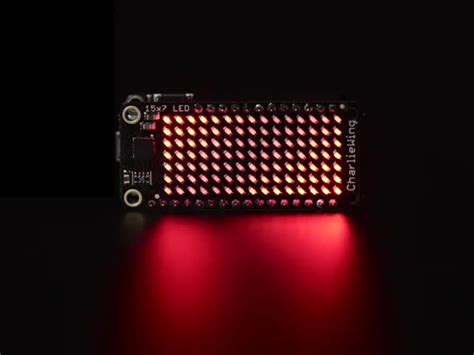 Adafruit 16x9 Charlieplexed Pwm Led Matrix Driver Is31fl3731 Id 2946