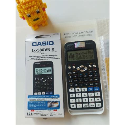 Máy Tính Casio Fx 580vnx Hàng Nhập Thái Lan Bản Có Tiếng Việt