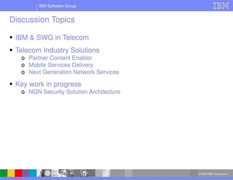 Ppt Ibm Middleware Solutions For Telecommunications Powerpoint Presentation Id 3590778