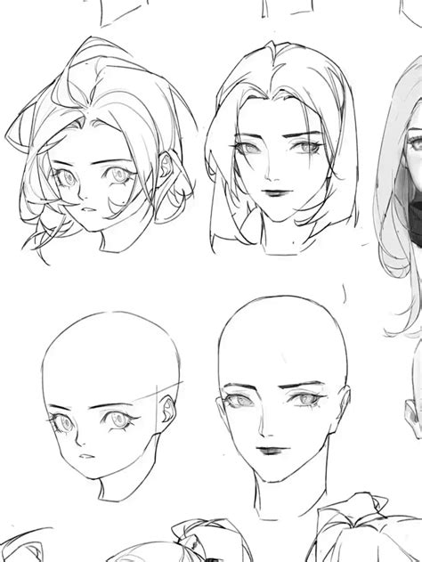 2000全角度绘画头像素材合集，码住收藏！ 花瓣网