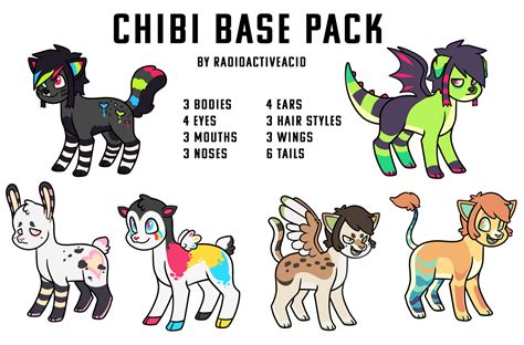 5 Chibi Base Pack By Straitjacketzz On Deviantart