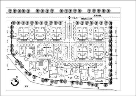 某大型建材市场总平面规划设计方案图小区规划土木在线