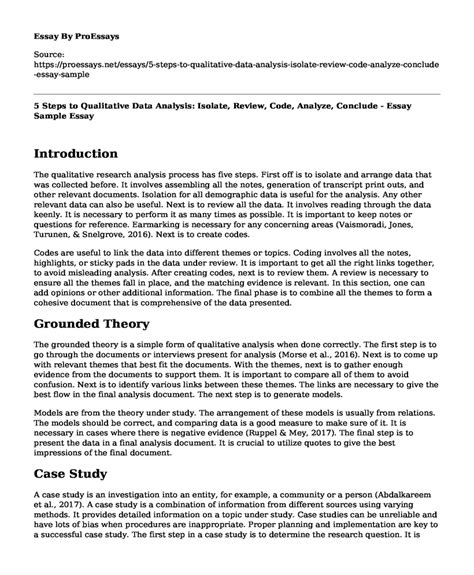 📗 5 Steps To Qualitative Data Analysis Isolate Review Code Analyze