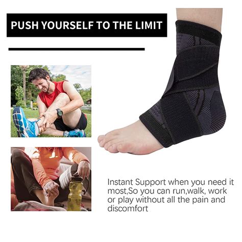 Ankle Brace Pair Ankle Brace Compression Support Sleeve For Women And Men Arch Brace Support
