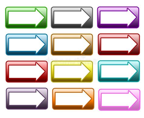 Web Button Arrow Stock Illustration Illustration Of Design