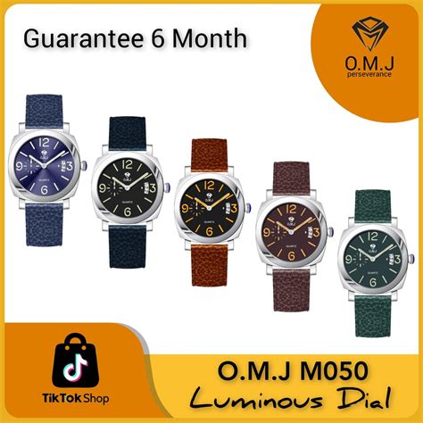 Jual Jam Tangan Pria Omj M050 Luminor Casual Series Original Wr 3 Atm